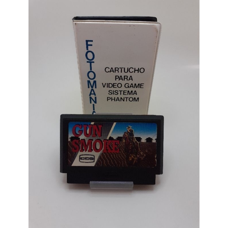 Cartucho Gun Smoke CCE Nintendinho Phantom usado. | Shopee Brasil