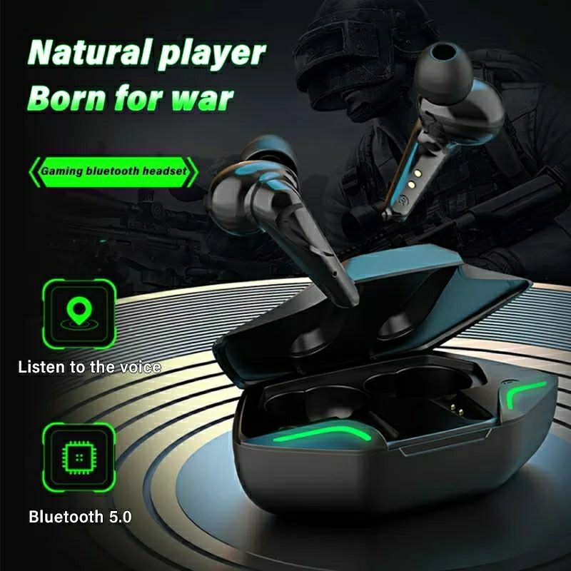Fone gamer G11 estéreo sem fio Bluetooth para jogos de baixa latência ...
