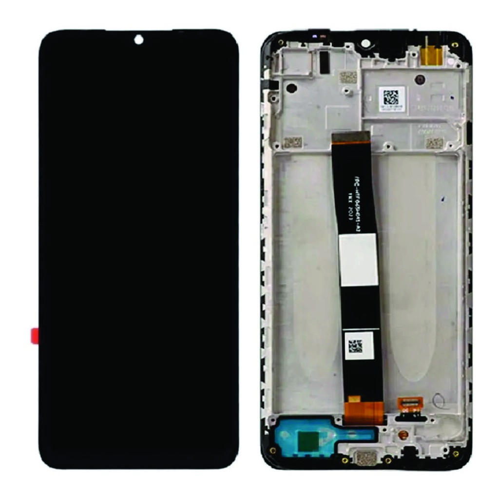 Display Tela Frontal Touch Completo Redmi 9a / 9C / 9i / Poco C3 Com Aro e Sem Aro Original ...