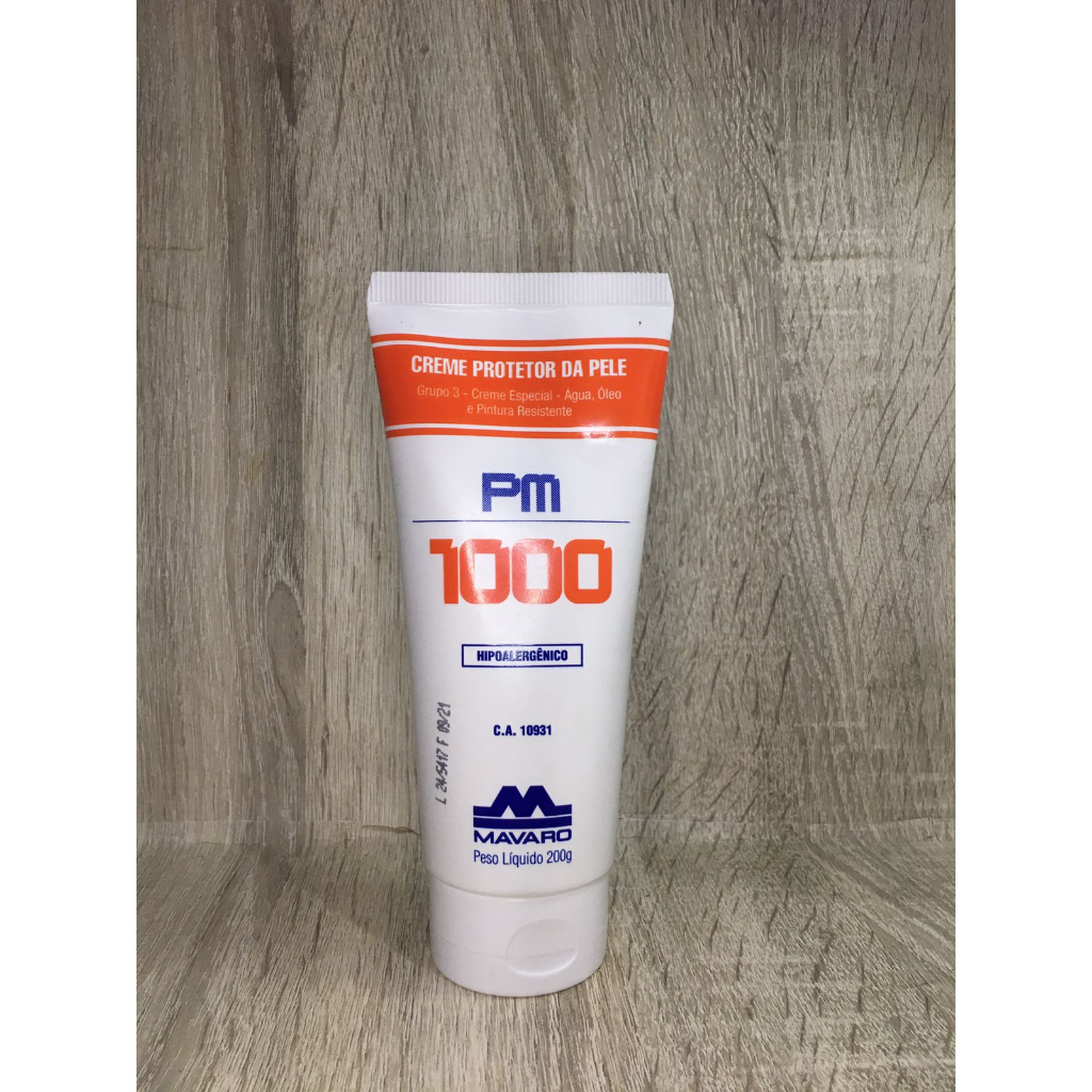 Creme Protetor para Pele PM1000 200 Gramas - A027 - MAVARO | Shopee Brasil