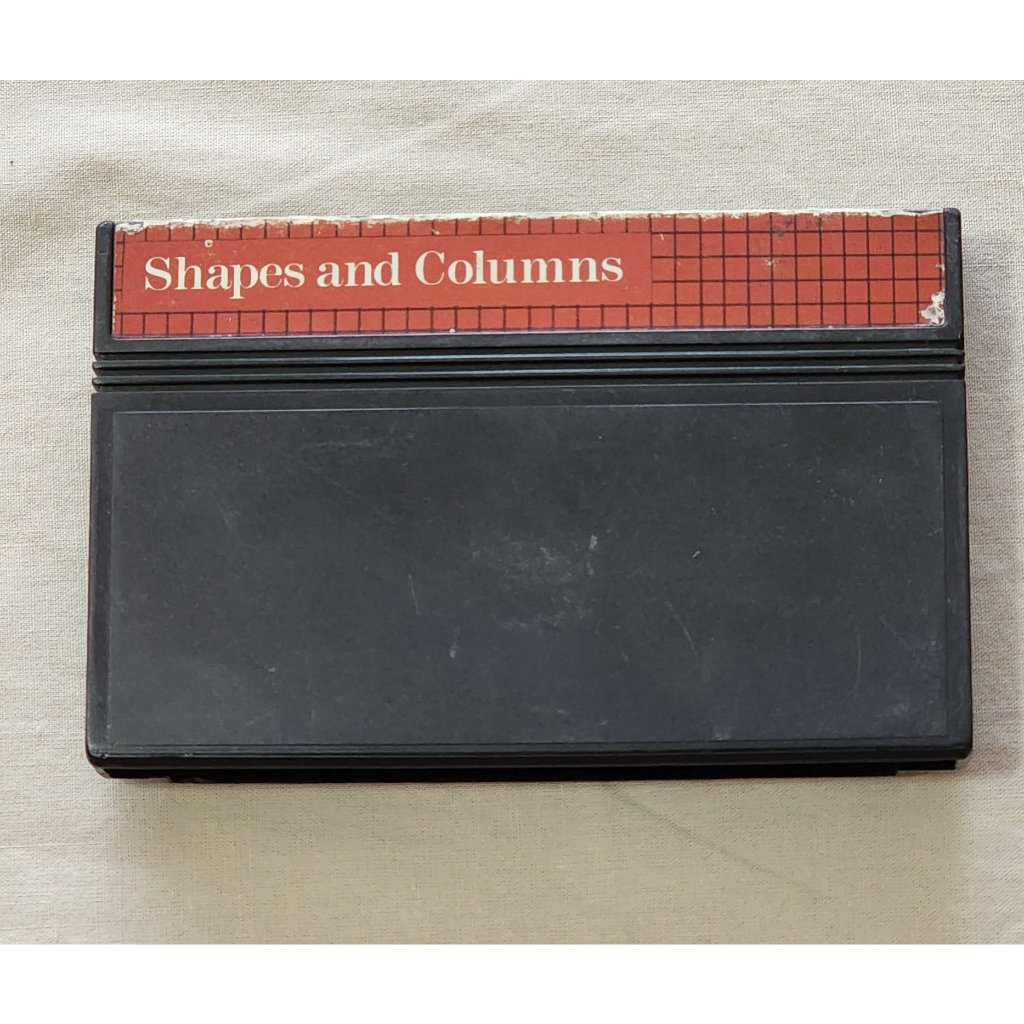 Jogo Shapes And Columns Master System Original | Shopee Brasil