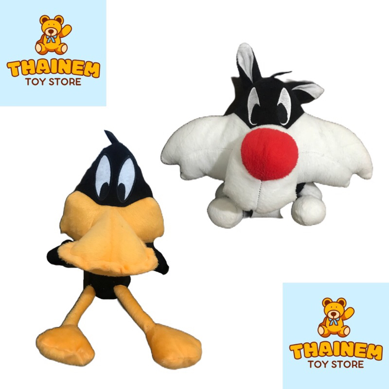 Pelúcias Frajola e Patolino | Shopee Brasil