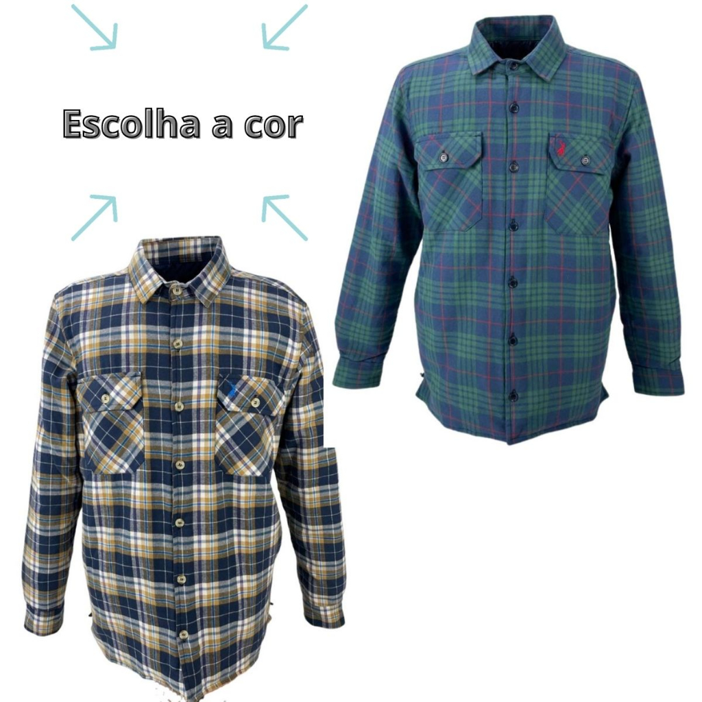 Jaqueta Flanelada Xadrez Masculina Austin Western Forrada Rodeio | Shopee Brasil