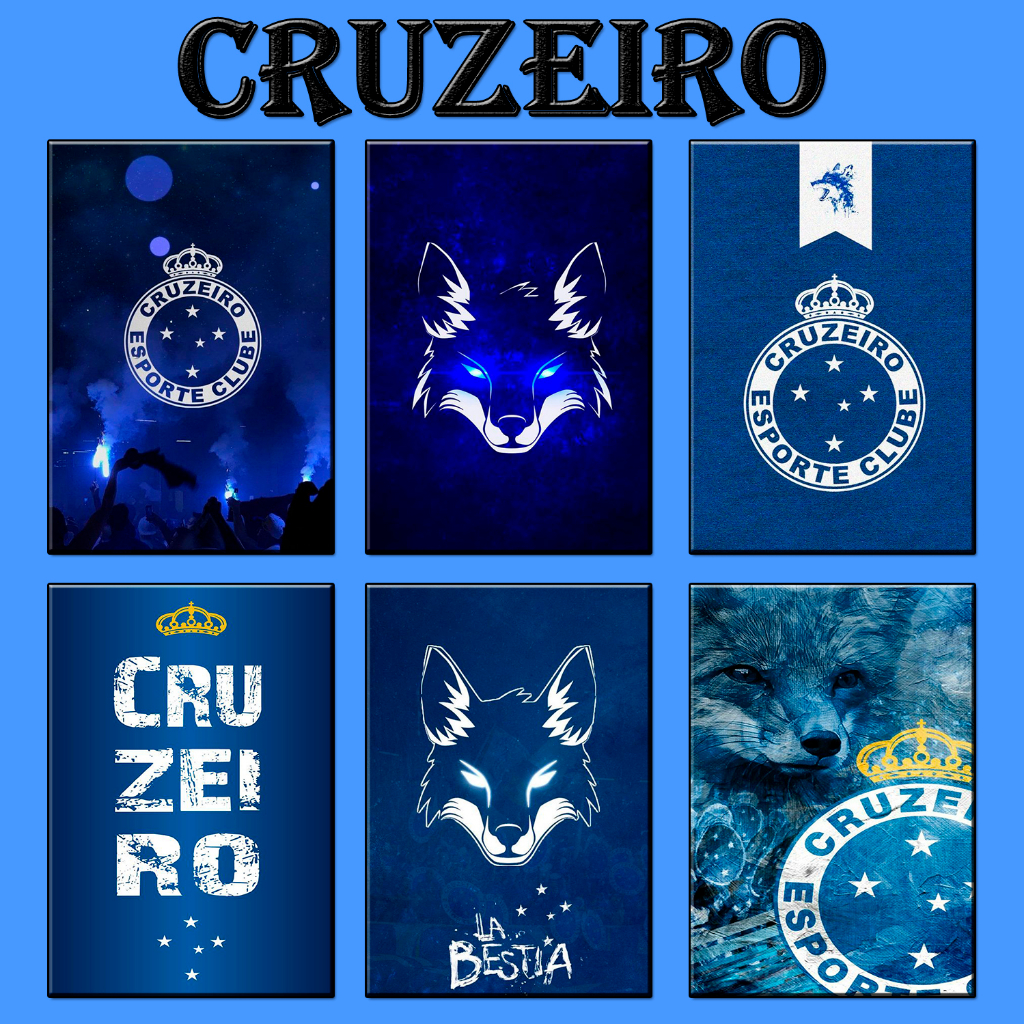 Placas Decorativas Do Cruzeiro Quadros De Times 13x20cm | Shopee Brasil