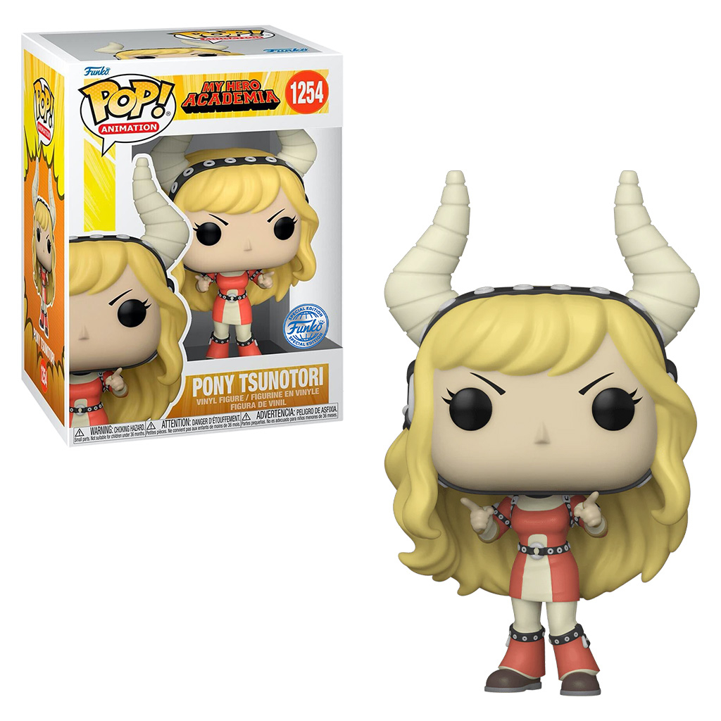 FUNKO POP ANIMATION MY HERO ACADEMIA EXCLUSIVE - PONY TSUNOTORI 1254 ...