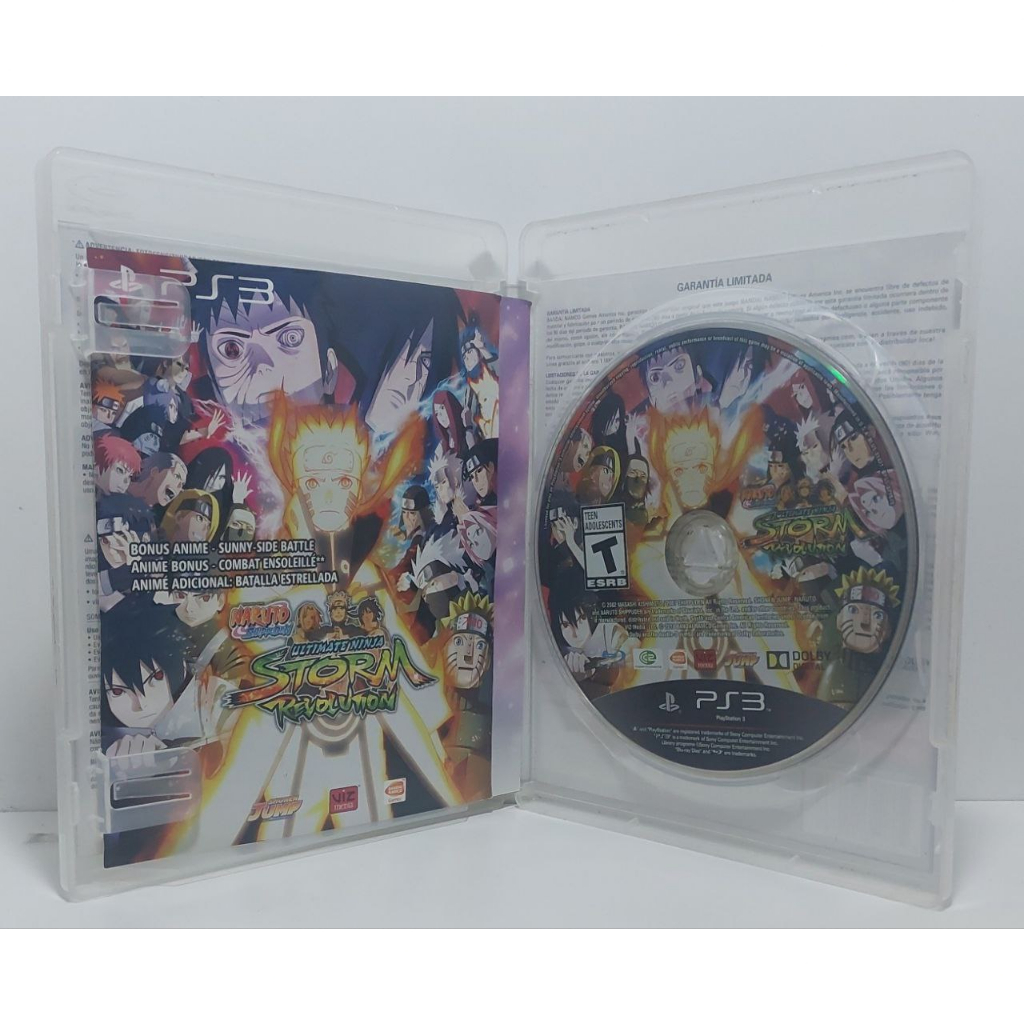 Naruto Shippuden Ultimate Ninja Storm Revelation Ps3 Mídia Física ...