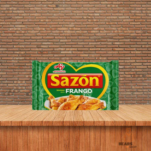 Sazon Tempero Sabor Frango Com 12 Unidades - 60g | Shopee Brasil