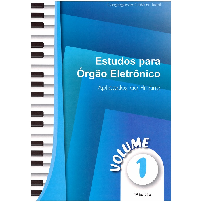 1 Apostila para Órgão Eletrônico para estudo dos hinos Ccb - escolha o volume | Shopee Brasil