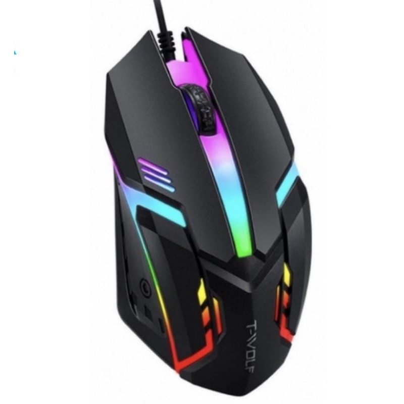 Mouse Gamer Usb 3200dpi Led | Shopee Brasil