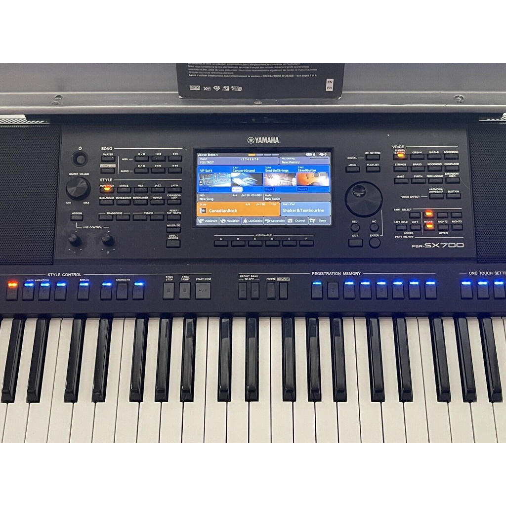 Yamaha PSR-SX700 Original Workstation Keyboard Digital Piano | Shopee ...