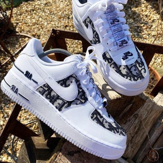 Tênis NK Air Force Dior Novo Drip Gringo Masculino Feminino Naike ...