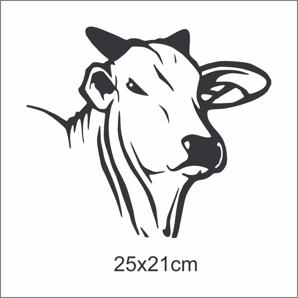 Boi - agro - adesivo com recorte | Shopee Brasil