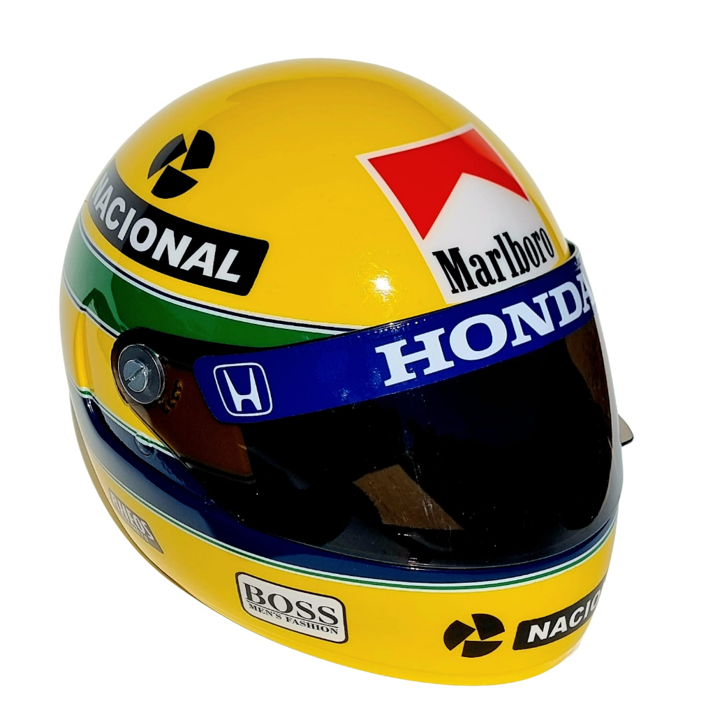 Capacete Pintura Ayrton Senna 1991 | Shopee Brasil