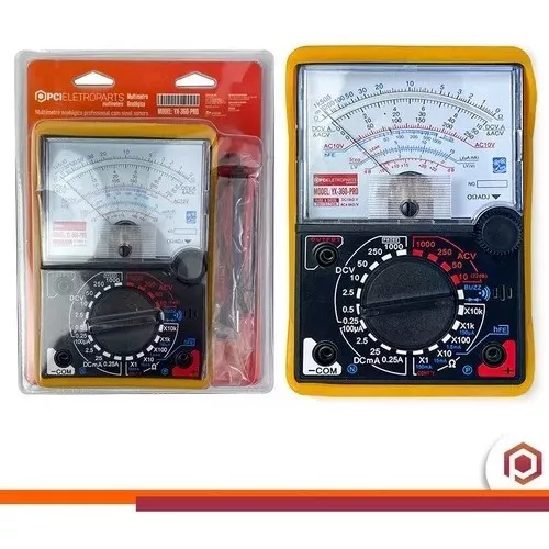 Multímetro Analógico 10 Mega 1000v Continuidade Bipe Sonoro | Shopee Brasil