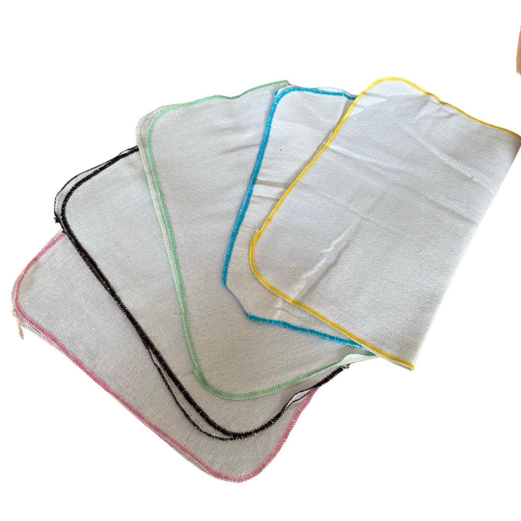 5 Pano De Pia - pano limpeza - pano multiuso - Alvejado Branco Premium ...