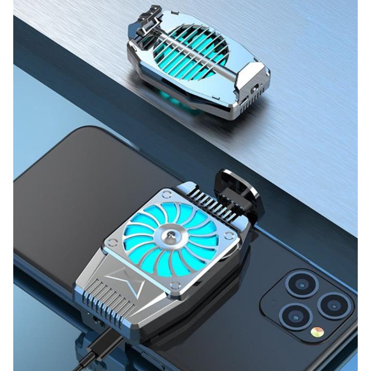 Cooler para celular Gamer H-15, Suporte para celular Resfriamento ...