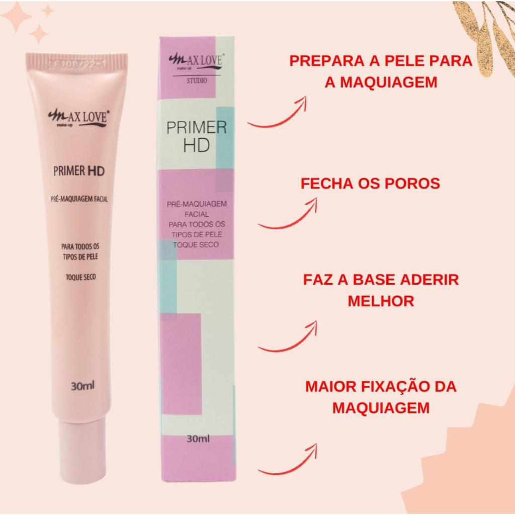 Primer Facial HD - Max Love Studio | Shopee Brasil