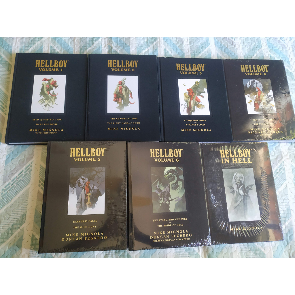 Hq Importada Hellboy Library - Completo 7 Volumes Dark Horse | Shopee ...