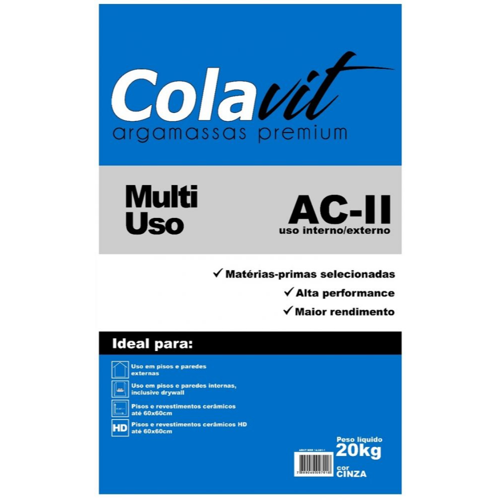 Argamassa AC2 - Colavit | Shopee Brasil