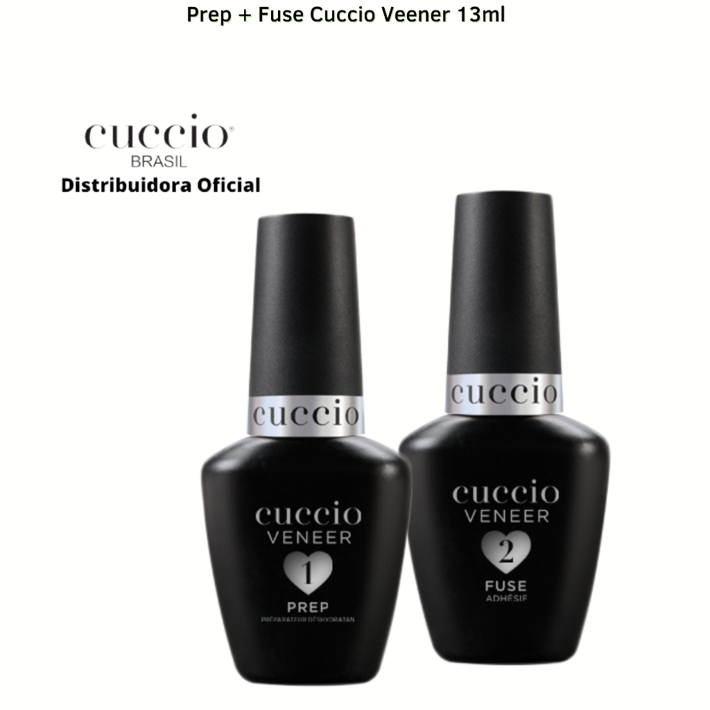 Passo 1 + Passo 2 Cuccio 13ml (Prep + Fuse) | Shopee Brasil