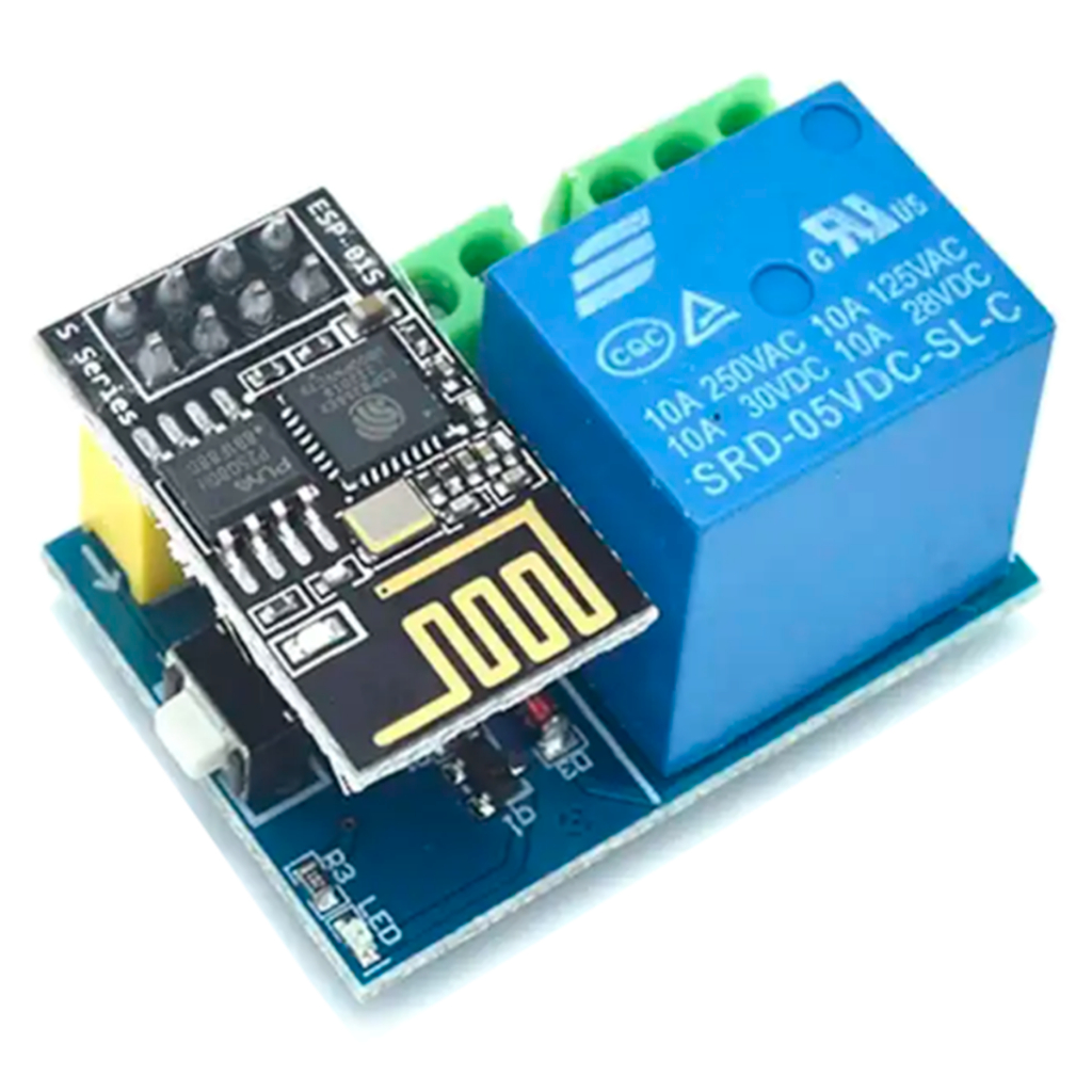 Adaptador ESP8266 ESP01 V4.0 com Módulo Relé 5V 1 Canal + ESP01S | Shopee Brasil