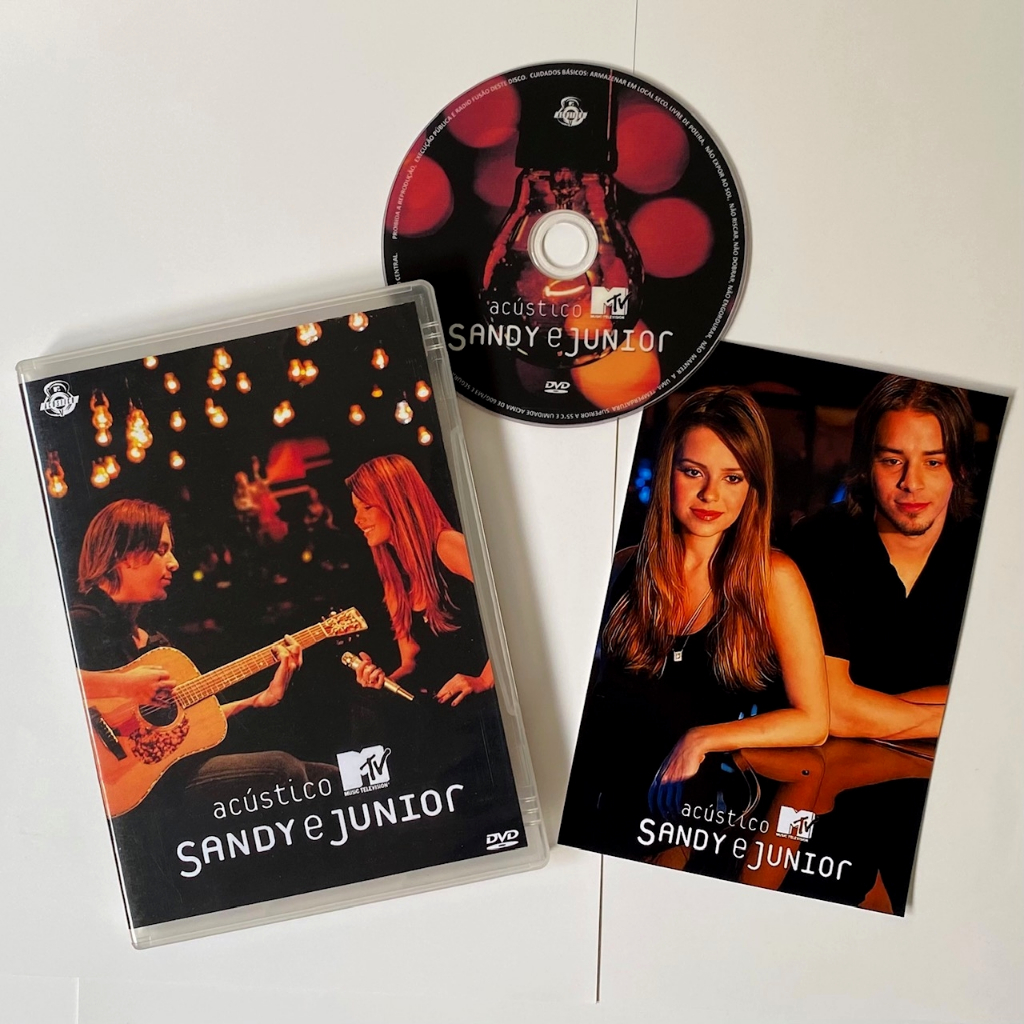DVD Sandy E Junior Acústico MTV 2007 Sandy E Junior Ao Vivo | Shopee Brasil