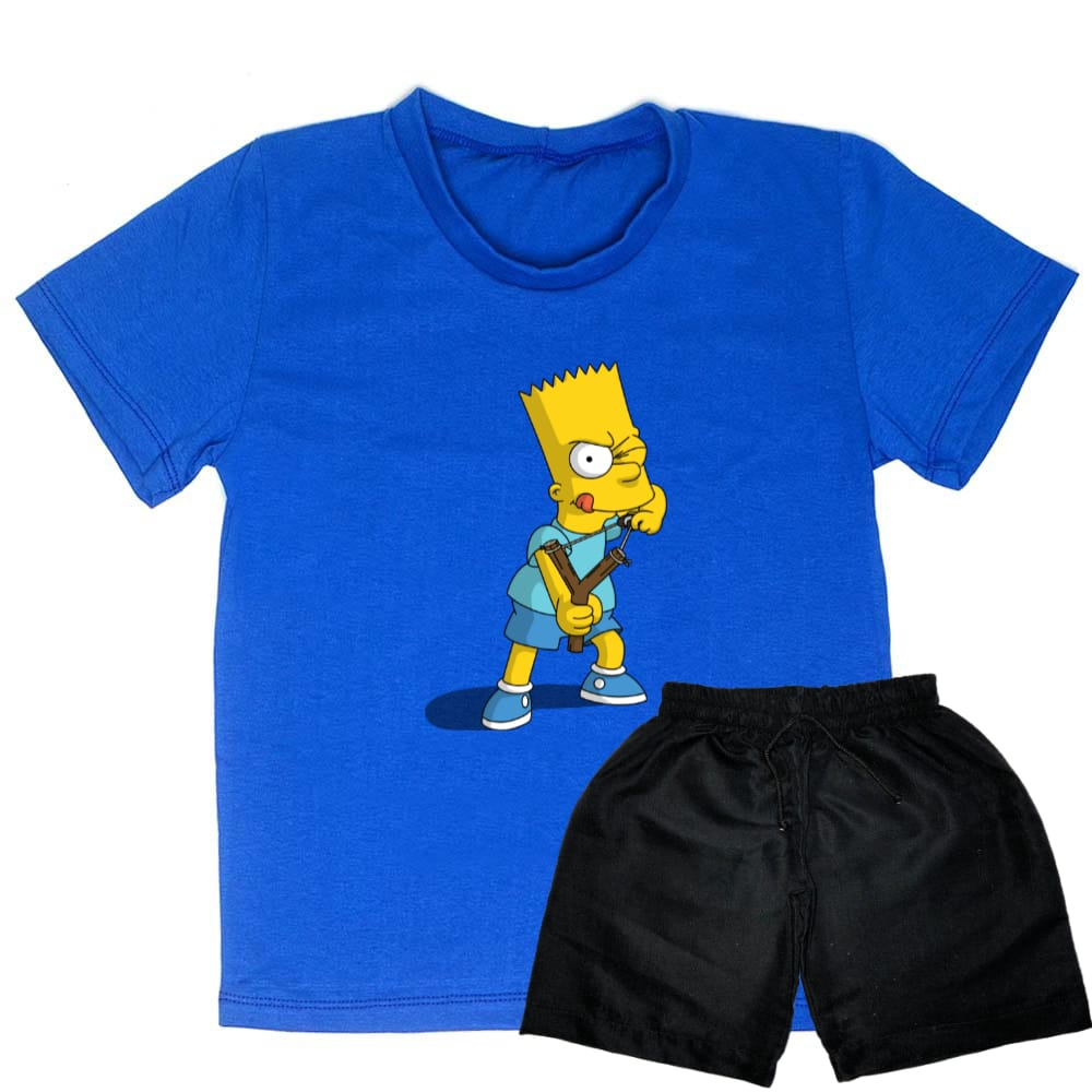 Conjunto Bart Simpson Menino Pronta Entrega | Shopee Brasil