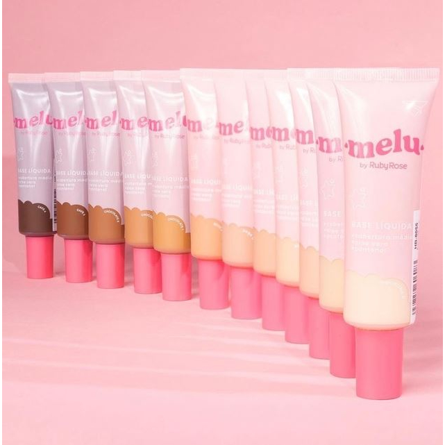 Kit de Maquiagem Completa Linha Melu - By Ruby Rose | Shopee Brasil