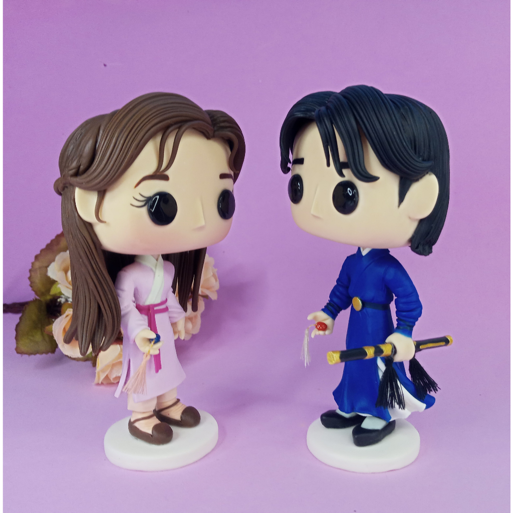 Funko Pop Personagens Do Dorama Alquimia Das Almas Mu Deok E Jang Uk Shopee Brasil
