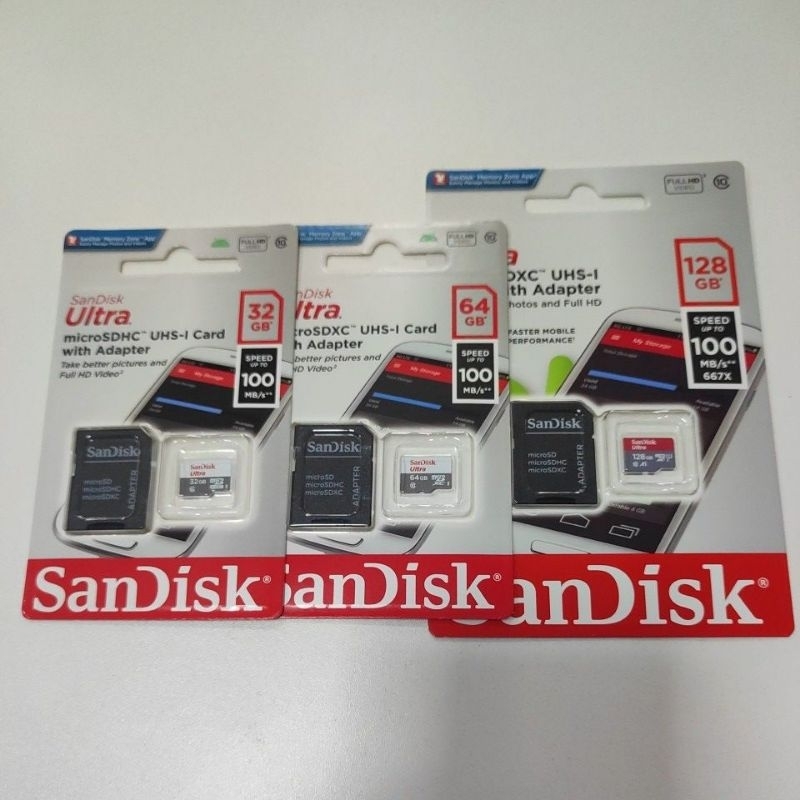 cartão de memória sundisk 16/32/64/128g produto original | Shopee Brasil