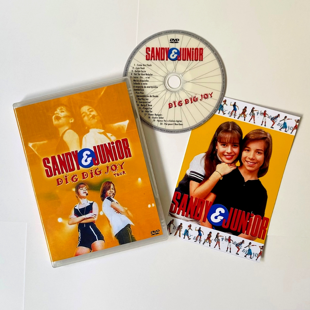 DVD Sandy e Junior Turnê Dig Dig Joy | Shopee Brasil
