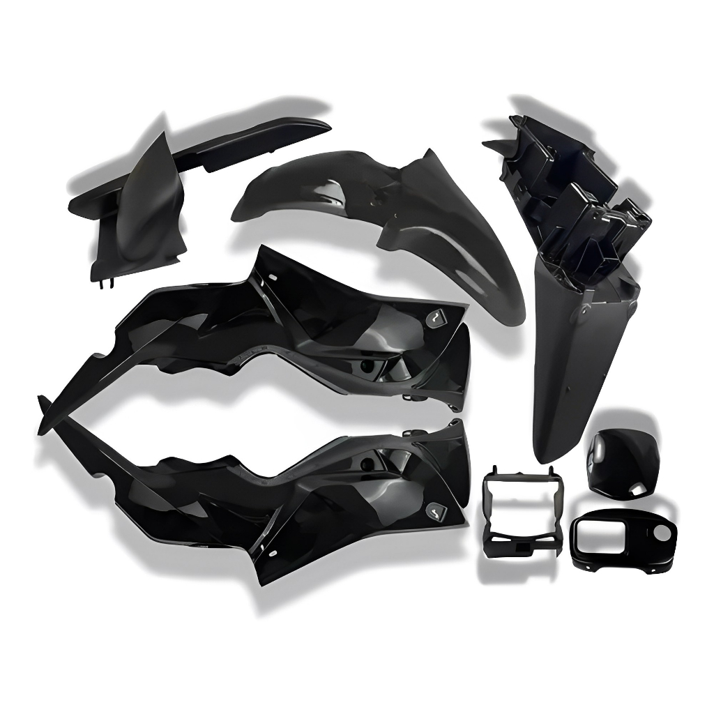 Kit Carenagem Tampa Rabeta Paralama Pop 100 2013/2015 Preto | Shopee Brasil