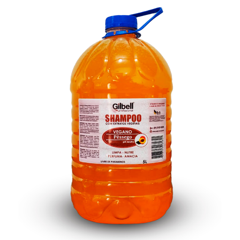 Shampoo 5 Litros Rende Muito Sem Sal Neutro Profissional Lavatório ...