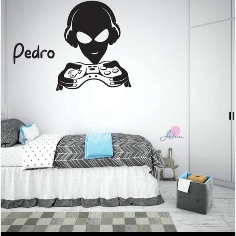 adesivo gamer nome personalizado | Shopee Brasil