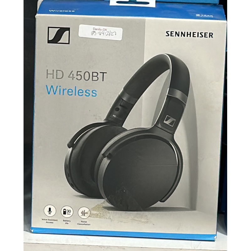 Fone De Ouvido Bluetooth Hd 450 Bt Preto Sennheiser | Shopee Brasil