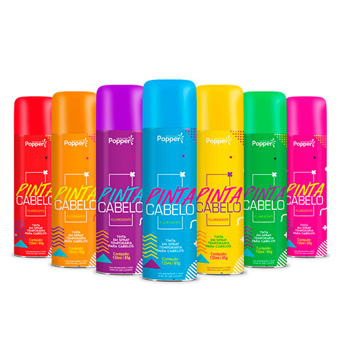 Spray de Cabelo Neon Brilha na Luz Negra | Shopee Brasil