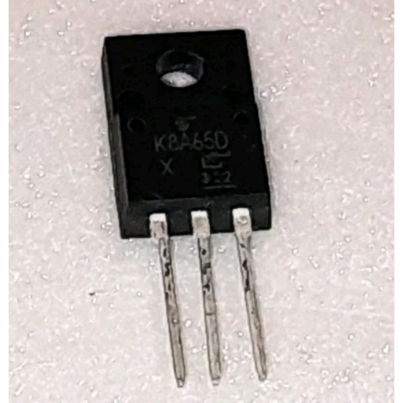 Transistor K8A65D TO220 8A65D Fairchild 8A65 Original | Shopee Brasil