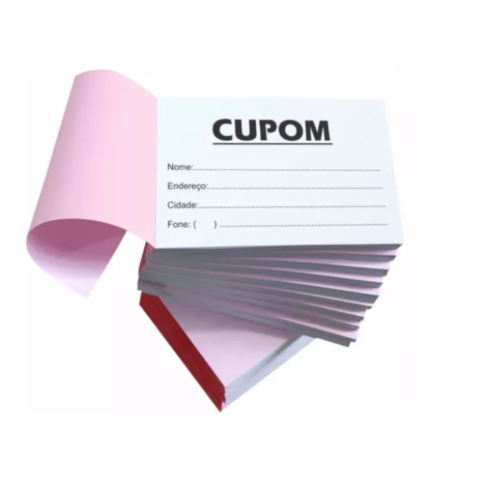 Kit c/ 5 Blocos de Cupom para Sorteio Urna c/ 100 Folhas cada | Shopee Brasil