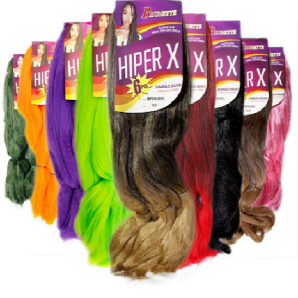 Cabelo Jumbo Hiper X-Temos todas as cores | Shopee Brasil