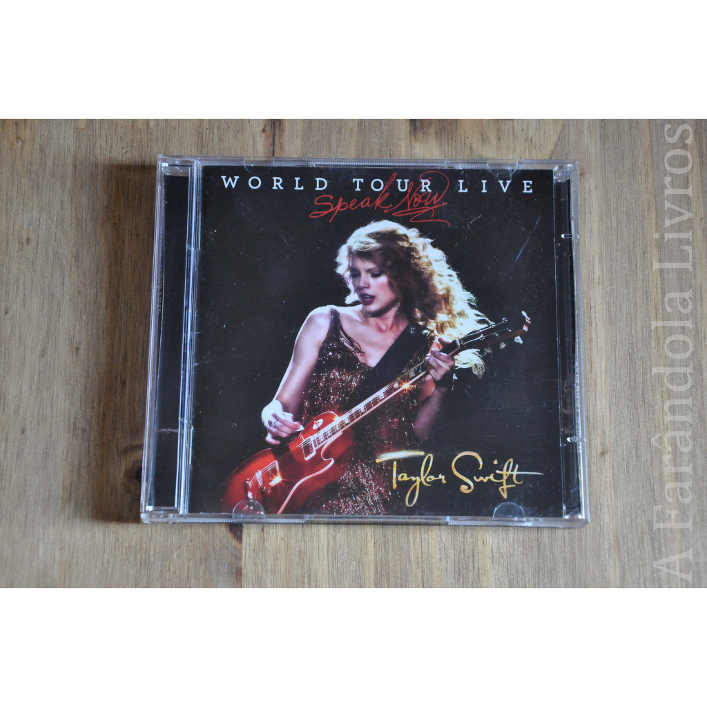 CD Taylor Swift World tour live speak now duplo | Shopee Brasil