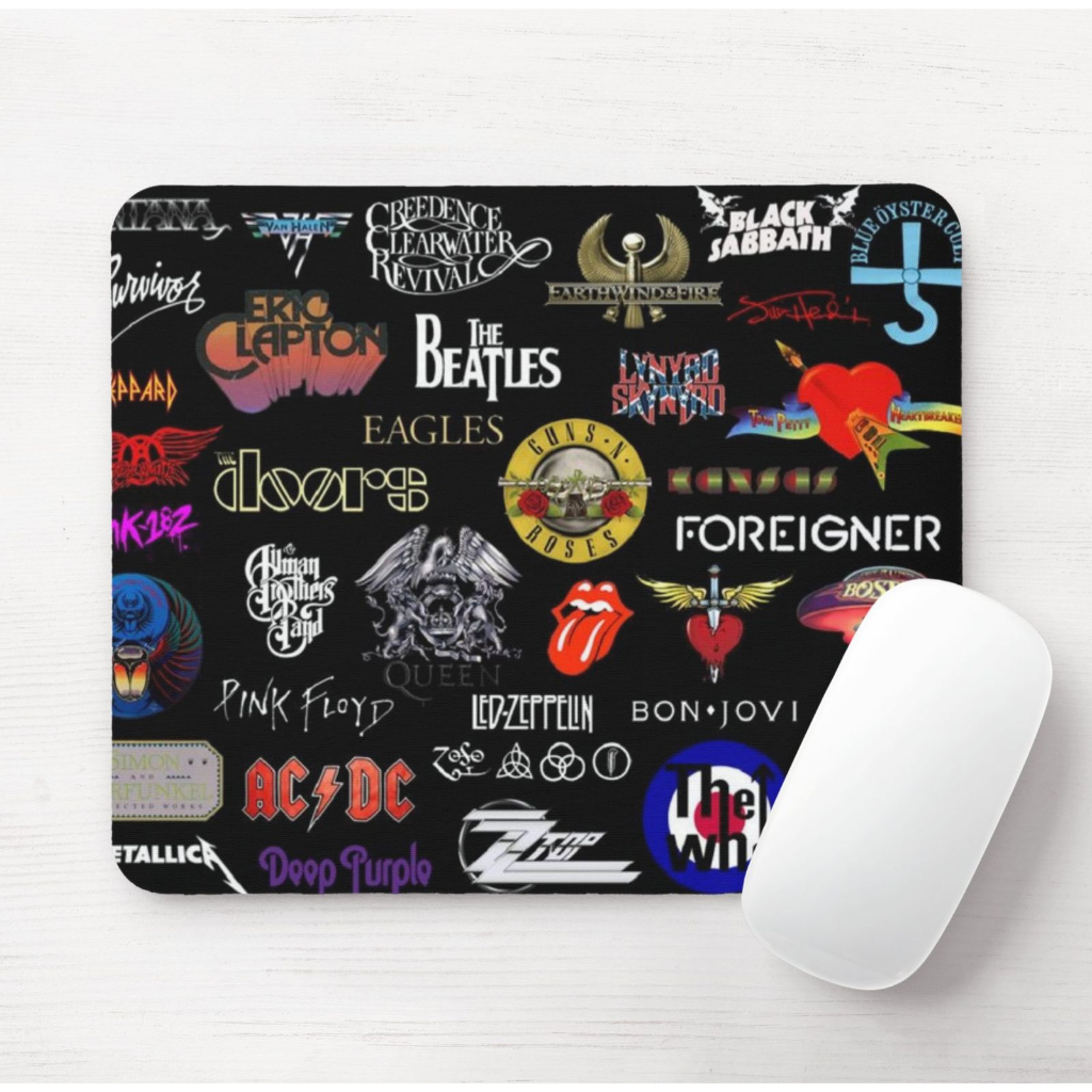 Mouse pad bandas de rock | Shopee Brasil