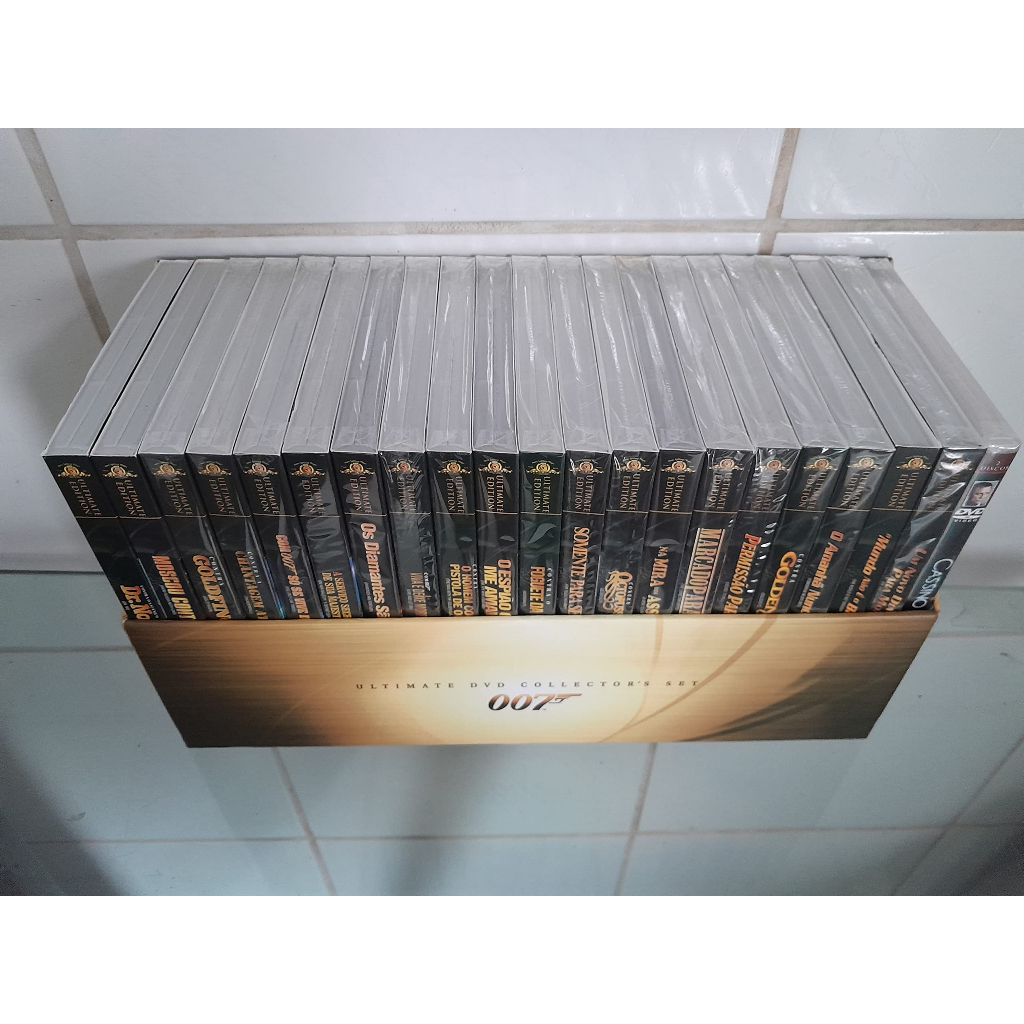 Box 21 filmes 007 James Bond Ultimate Collector's - Dvds Duplos | Shopee Brasil