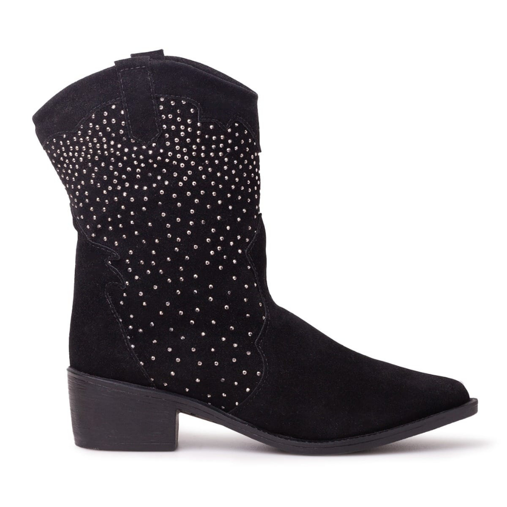 Bota Western Country com strass texana ana castela | Shopee Brasil