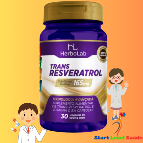 Resveratrol Trans 30 cápsulas - HerboLab 600mg | Shopee Brasil