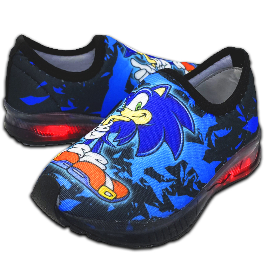 Tênis Masculino Infantil SONIC com Led | Shopee Brasil