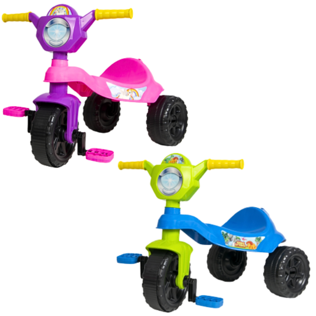 MEP Triciclo MOTOCA Infantil Para Crianças KEMOTOKA Motoca Com Pedal ...