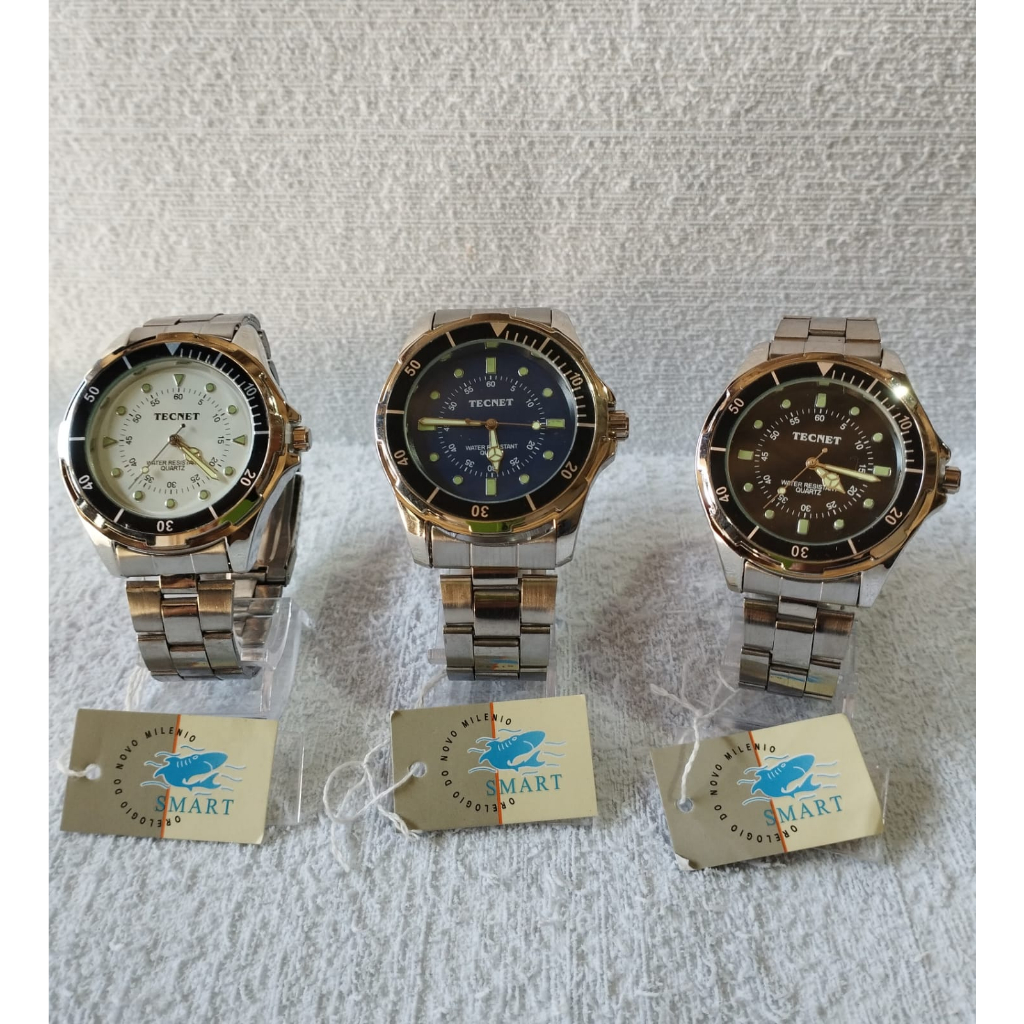 Relógio masculino Tecnet Original: Design sofisticado e moderno ...