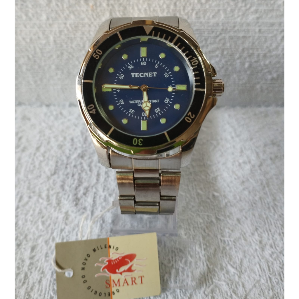 Relógio masculino Tecnet Original Durabilidade e estilo impecável em um ...
