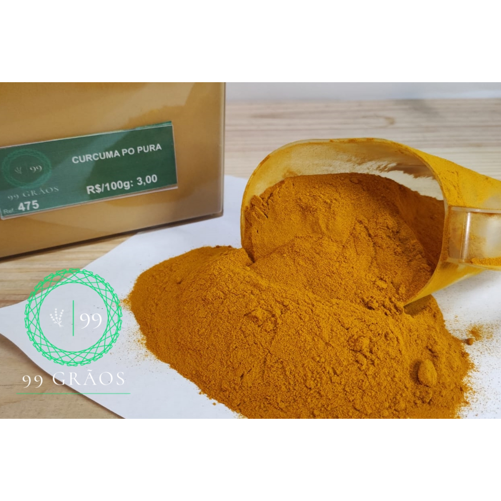 CURCUMA PÓ PURA 200 GRAMAS | Shopee Brasil