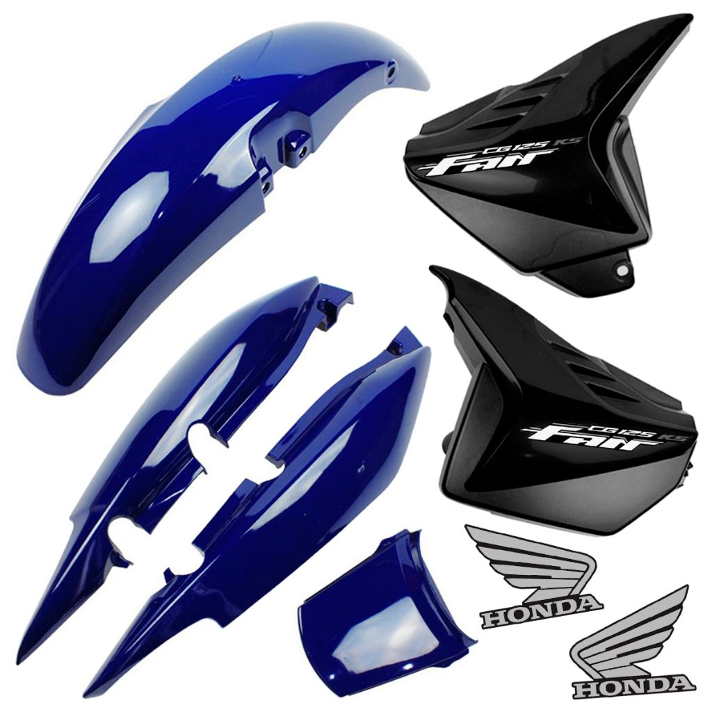 Kit Carenagem Cg 125 Fan Ks 2009 2010 Azul Com Adesivo | Shopee Brasil Kit Carenagem Cg 125 Fan Ks 2009 2010 Azul Com Adesivo | Shopee Brasil